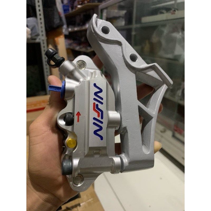 Jual Breket kaliper Nissin Monoblok 4 Piston PNP RX King Lama Tua Piringan 300mm | Shopee Indonesia