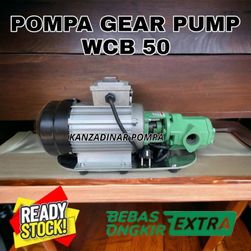 Jual Pompa Transfer cairan Kental Pompa Gear Pump WCB-50 50LPM 550W ...
