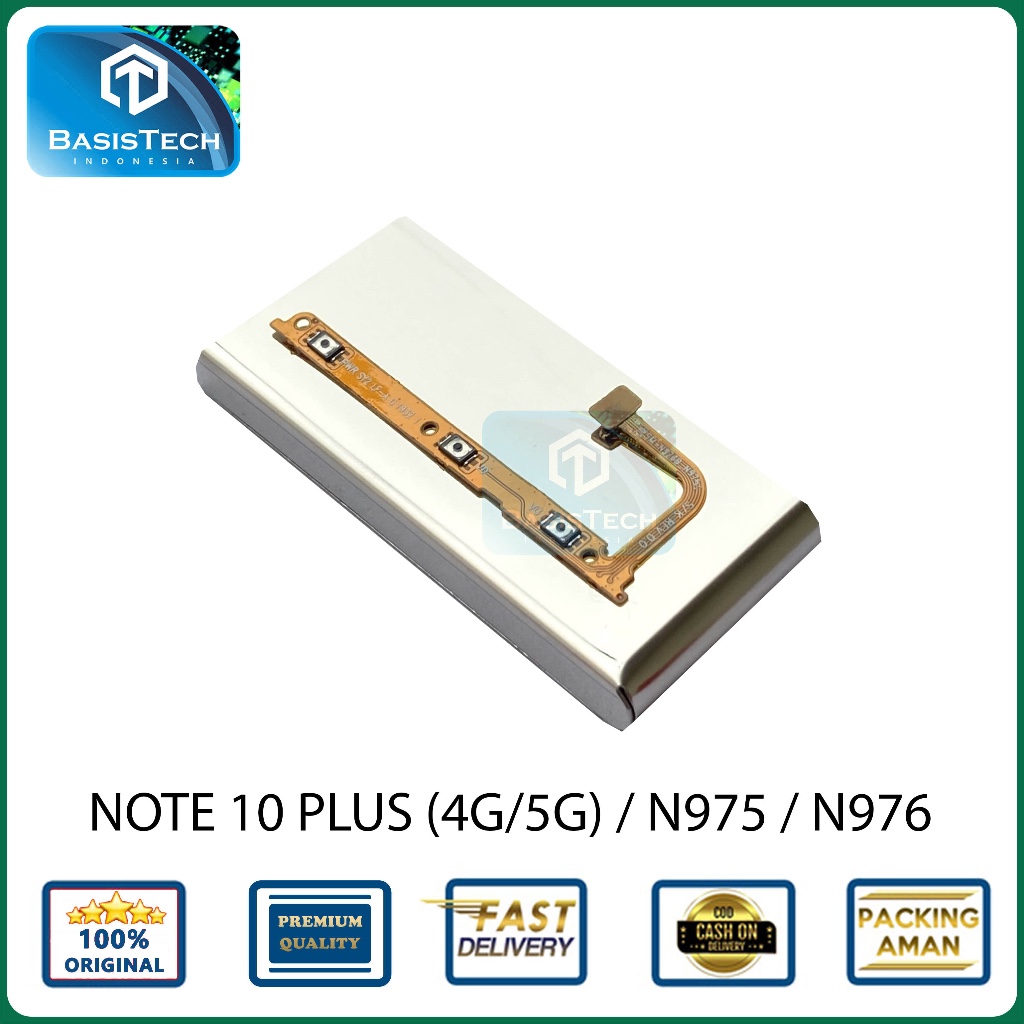 Jual FLEXIBLE ON OFF VOLUME SAMSUNG NOTE 10 PLUS 4G 5G N975 N976 ...