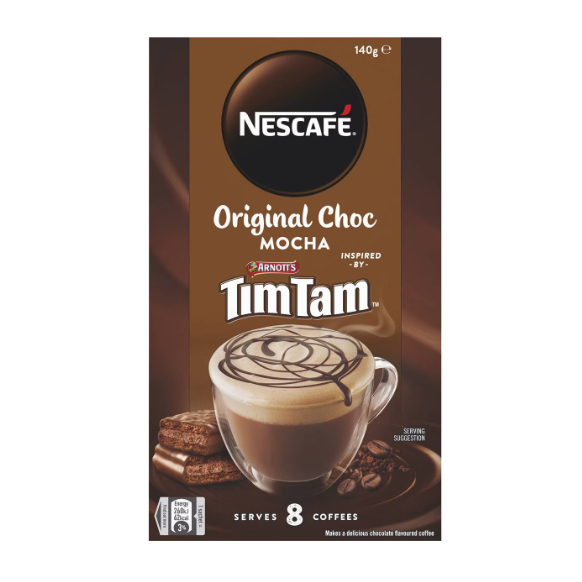 Jual Nescafe Original Choc Mocha Tim Tam Coffee Sachets 8 Pack ...