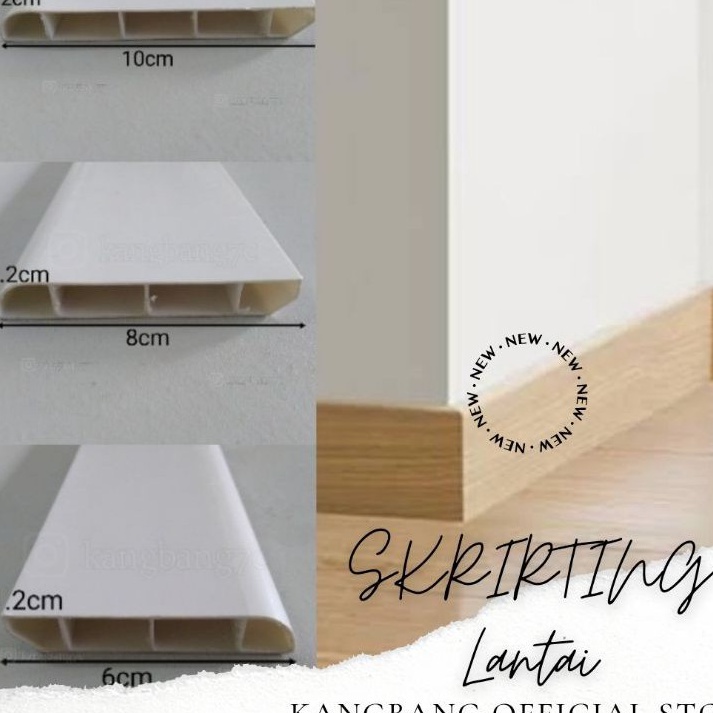 Jual Terbaru Plin pvc | Plint PVC | List Plank Pvc | List Lantai ...