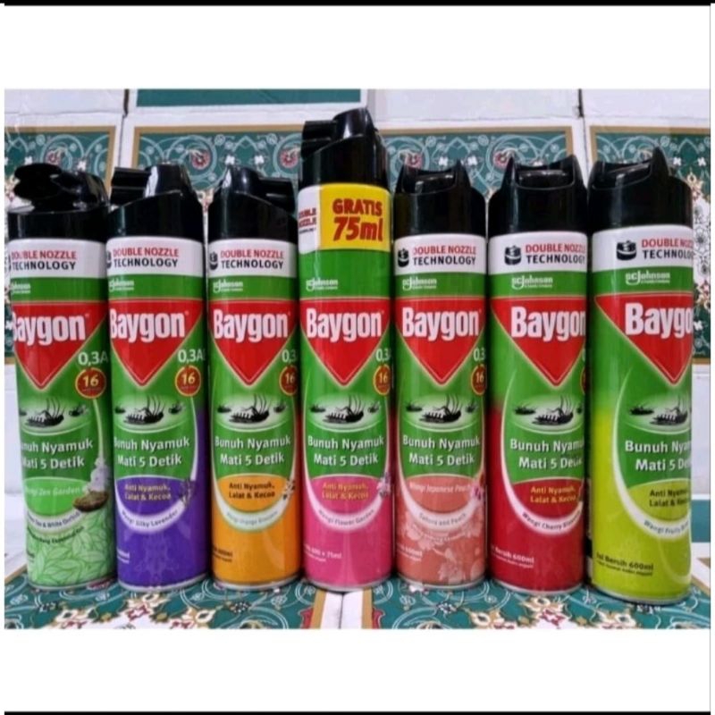 Jual Baygon Aerosol 450 ml / 600ml / 600ml + 75ml / 750ml | Shopee ...
