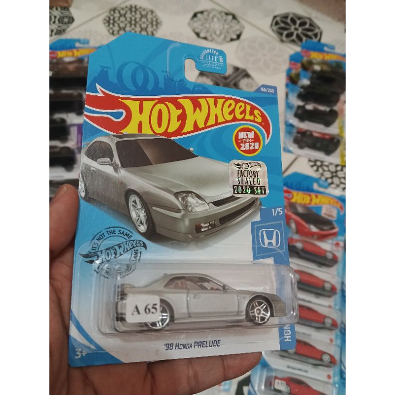 Jual Hot Wheels Reguler Factory Sealed 98 Honda Prelude (Silver ...