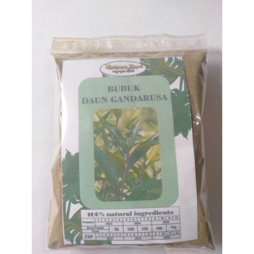 Jual Bubuk Daun Gandarusa / Kisi Kisi / Justicia gendarussa 1kg ...
