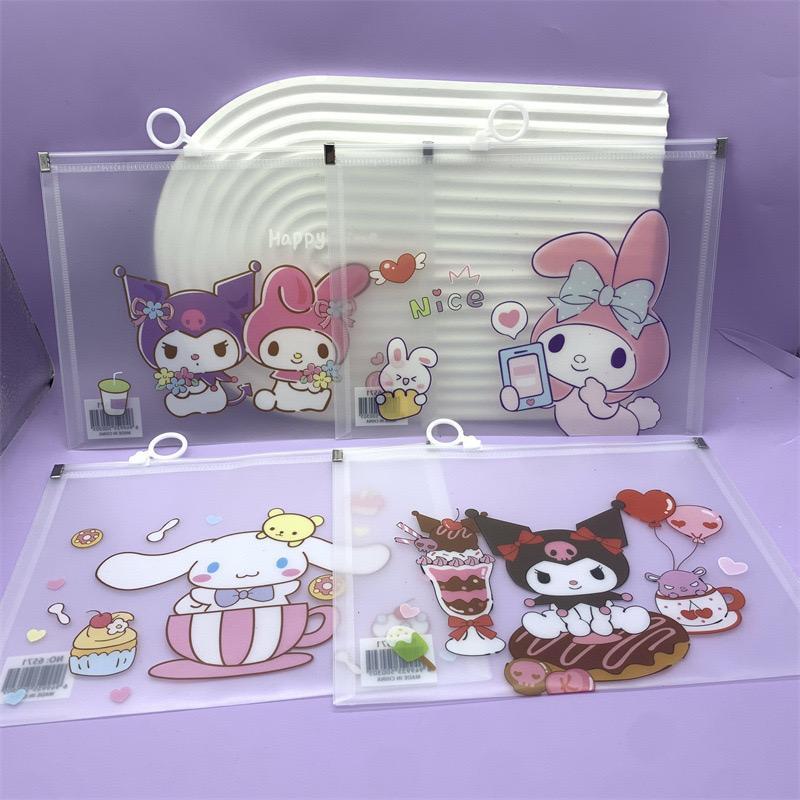 Jual POCKET FILE KARAKTER SANRIO / FILE MAP UKURAN BESAR ZIPPER ...