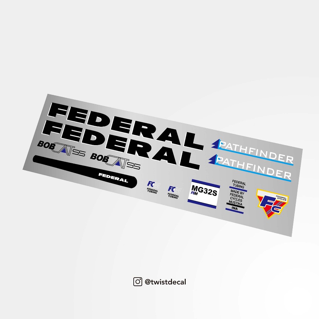 Jual DECAL Federal Bobcat Pathfinder | Shopee Indonesia