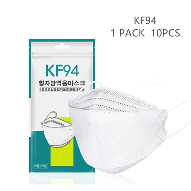 Jual Masker KF94 4 Ply Disposable Face Mask Kesehatan Korea Kpop 4Ply 1 pack isi 10 pcs | Shopee ...
