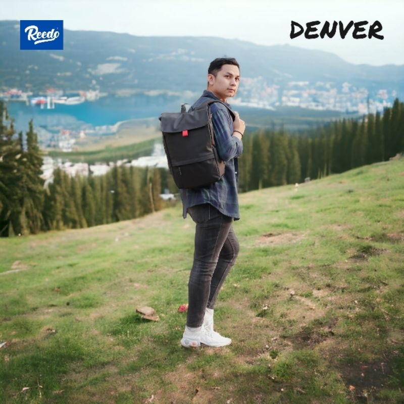 Jual REEDO Official - backpack tas sekolah DENVER tas ransel | Shopee ...