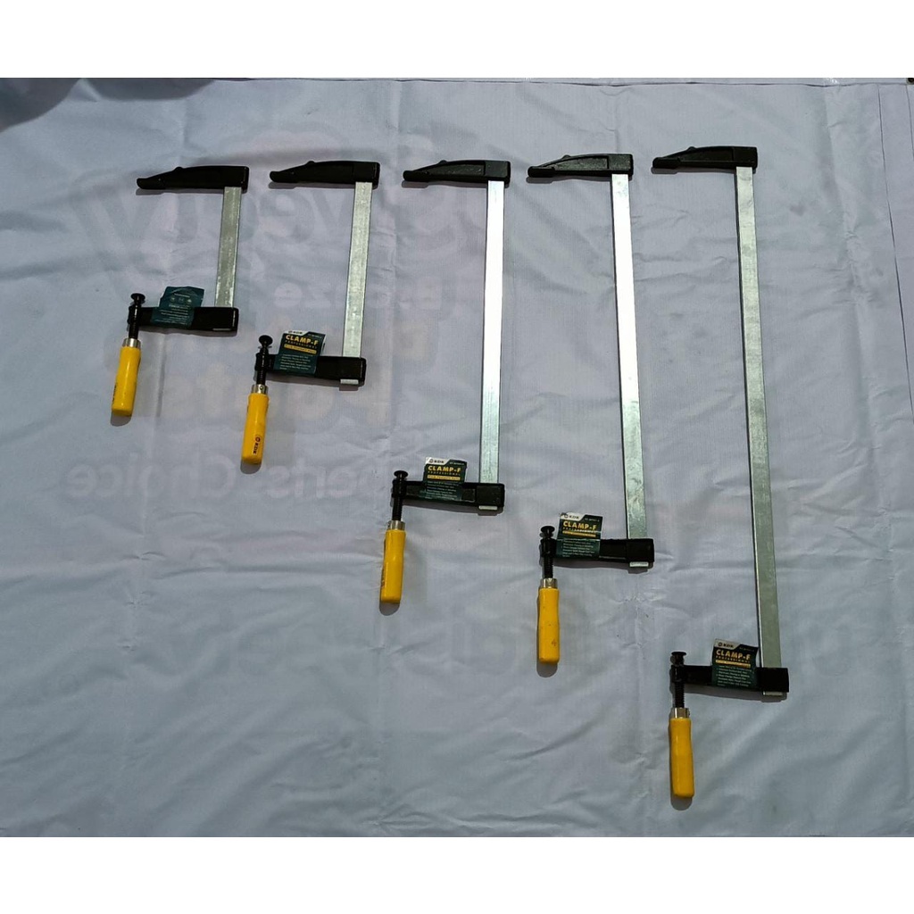 Jual TERLARIS!!! F Clamp 120x200mm - 120x800 mm Klem Penjepit Kayu Wood ...