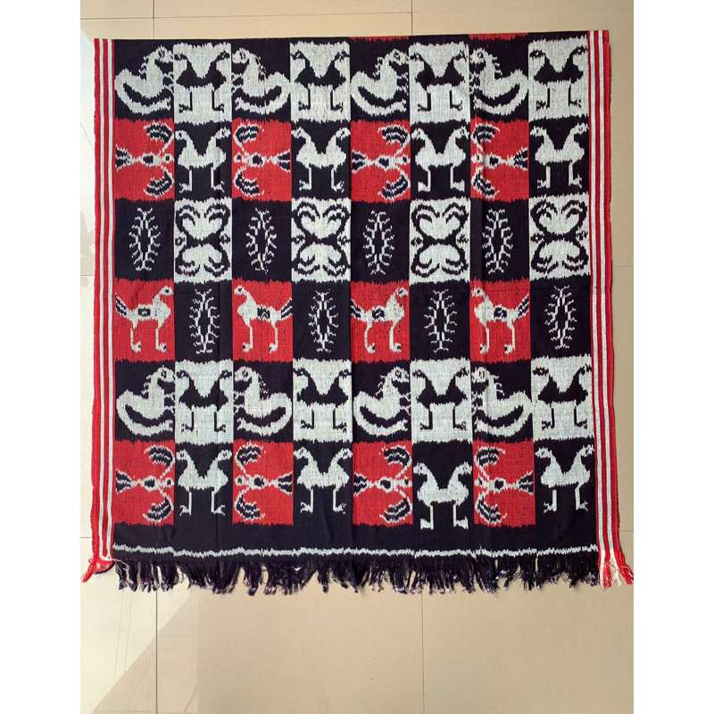 Jual kain tenun ethnic original premium motif lombok rote ayam sumba ...