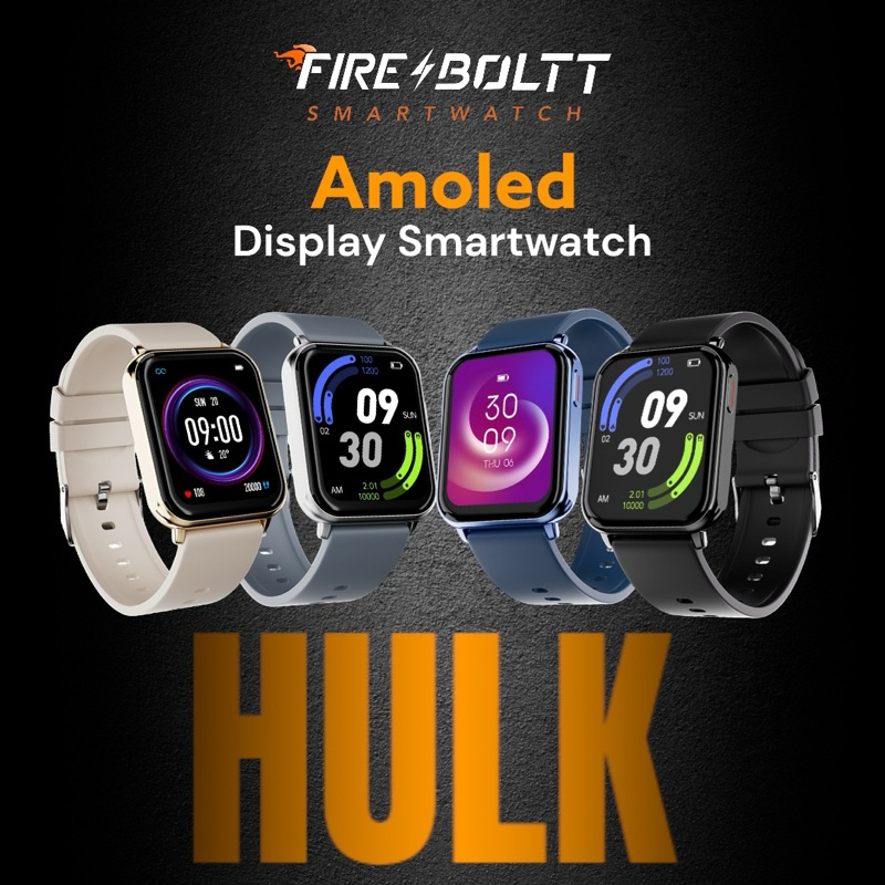 Jual FIREBOLTT SMARTWATCH | HULK | Layar AMOLED | Tahan Air IP67 ...