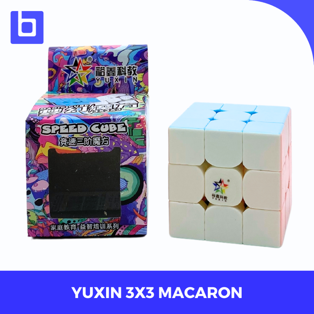 Jual Rubik 3x3 Yuxin Macaron Color 3x3 Stickerless | Shopee Indonesia