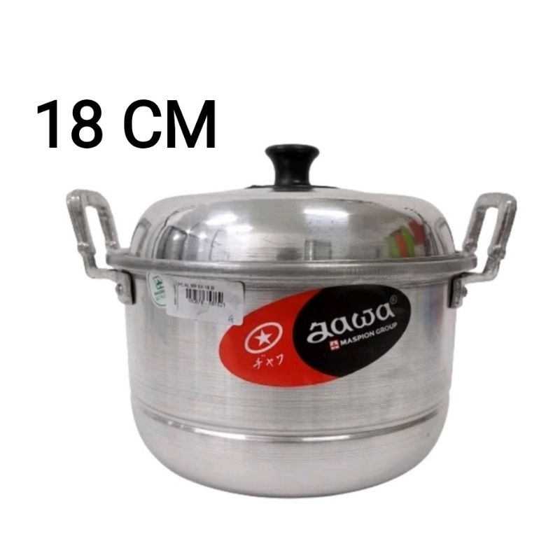 Jual Panci kukusan 18 cm jawa/panci dandang aluminium jawa (kecil ...