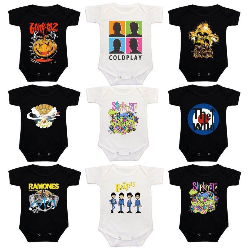 Jual Promo Jumper Bayi Band Musik Rock Metal Punk keren dan lucu ...