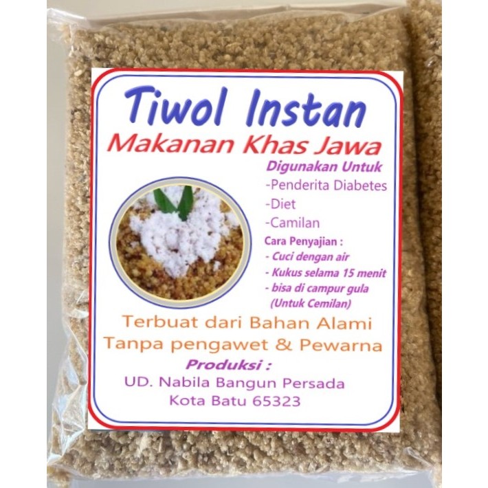 Jual Tiwul instan 500 gram / Oyek makanan tradisional | Shopee Indonesia