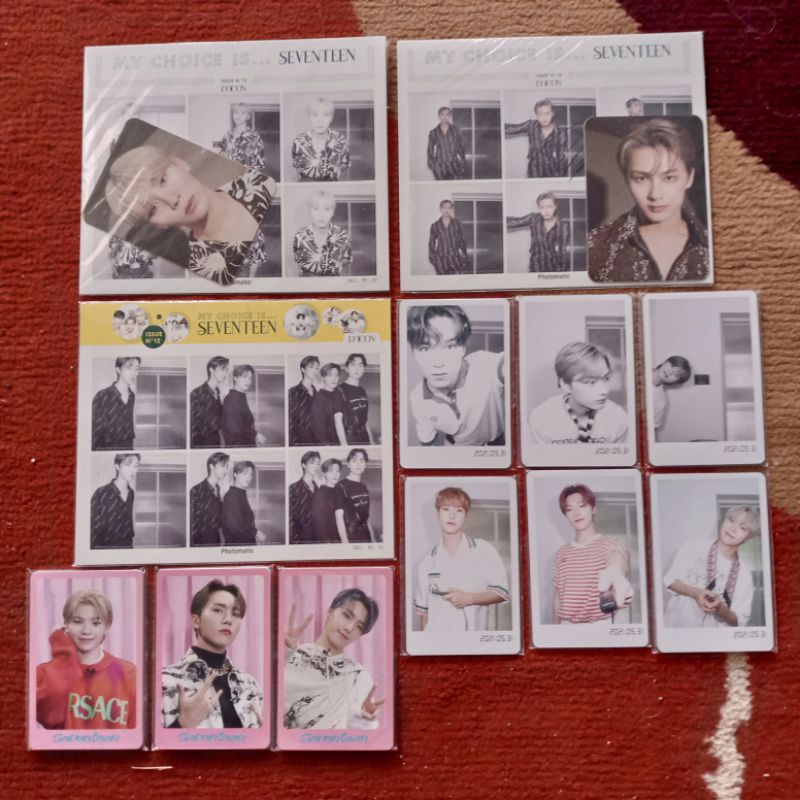 Jual [READY STOCK] SEVENTEEN Dicon 101, 102, Luxury Edition Photocard(Mingyu Wonwoo Jun Hoshi ...