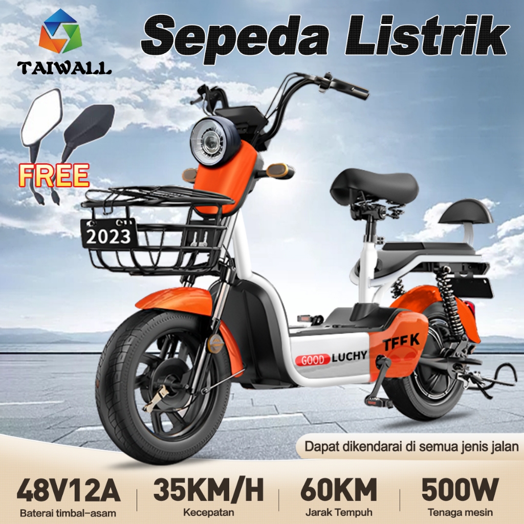 Jual Sepeda Motor Listrik/ Sepeda listrik Dengan Pedal / SSepeda ...