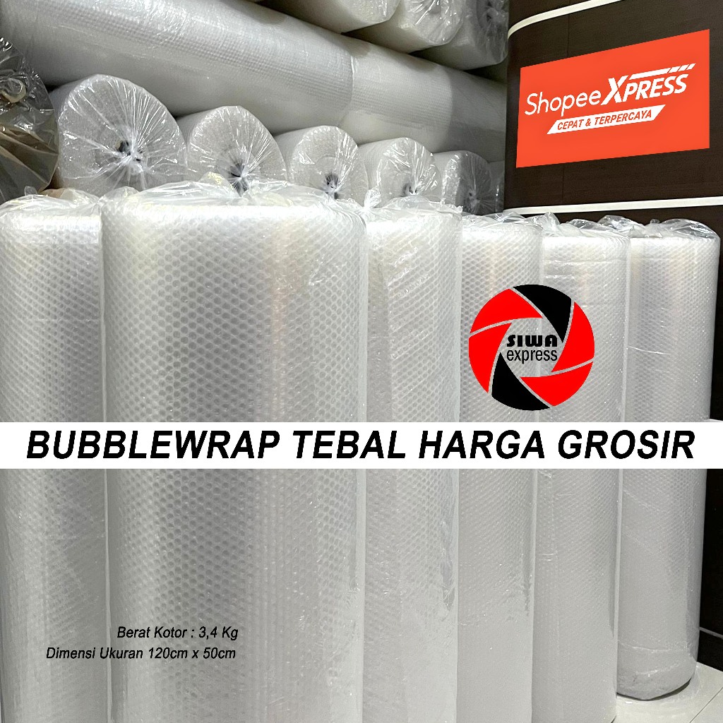 Jual BUBLEWRAP TEBAL HARGA GROSIR UKURAN ROLL BESAR 50METER TINGGI ...