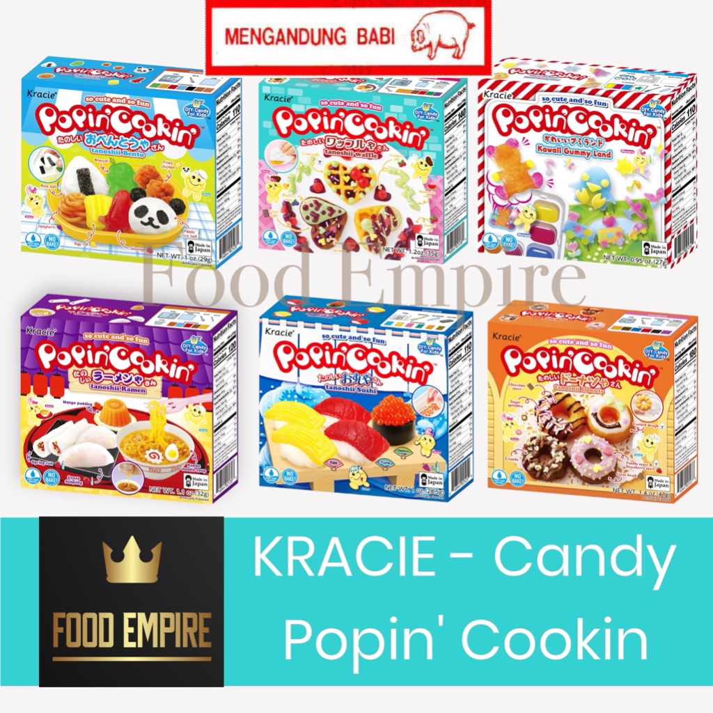 Jual KRACIE Popin Cookin | DIY Candy Crafts for Kids | Popin'Cookin' Japan | Shopee Indonesia