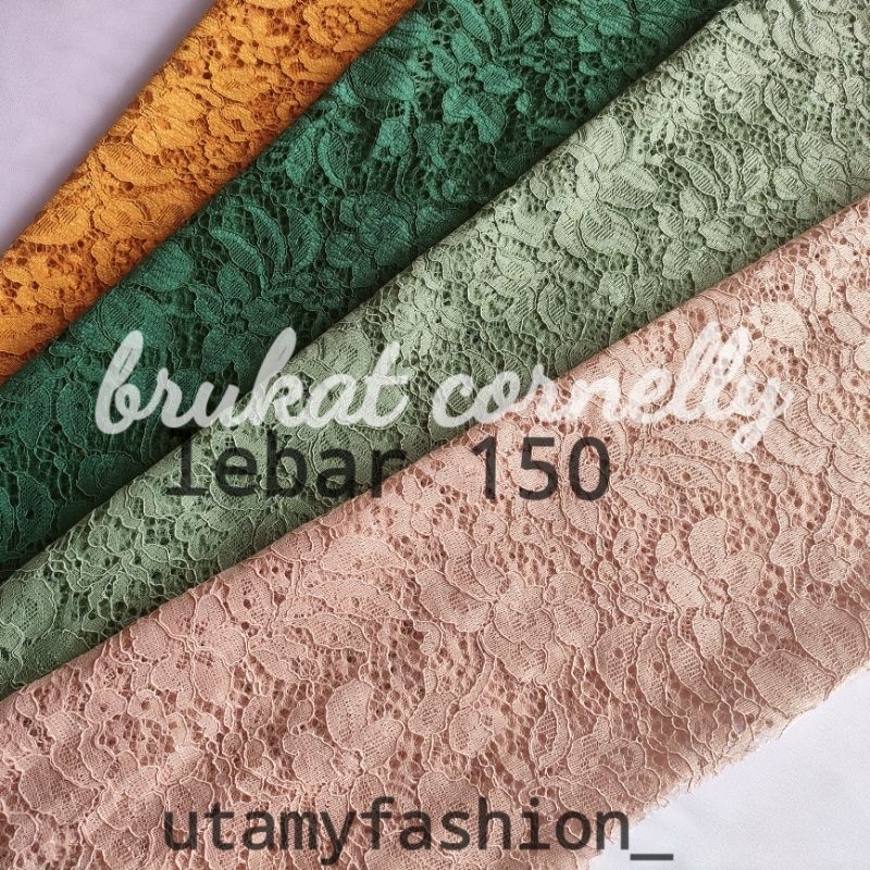 Jual BROKAT LACE CORDNELLY TULANG Halus Premium | Shopee Indonesia