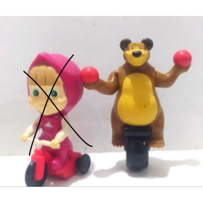 Jual FIGURE BEAR MARSHA MAINAN MCD | Shopee Indonesia