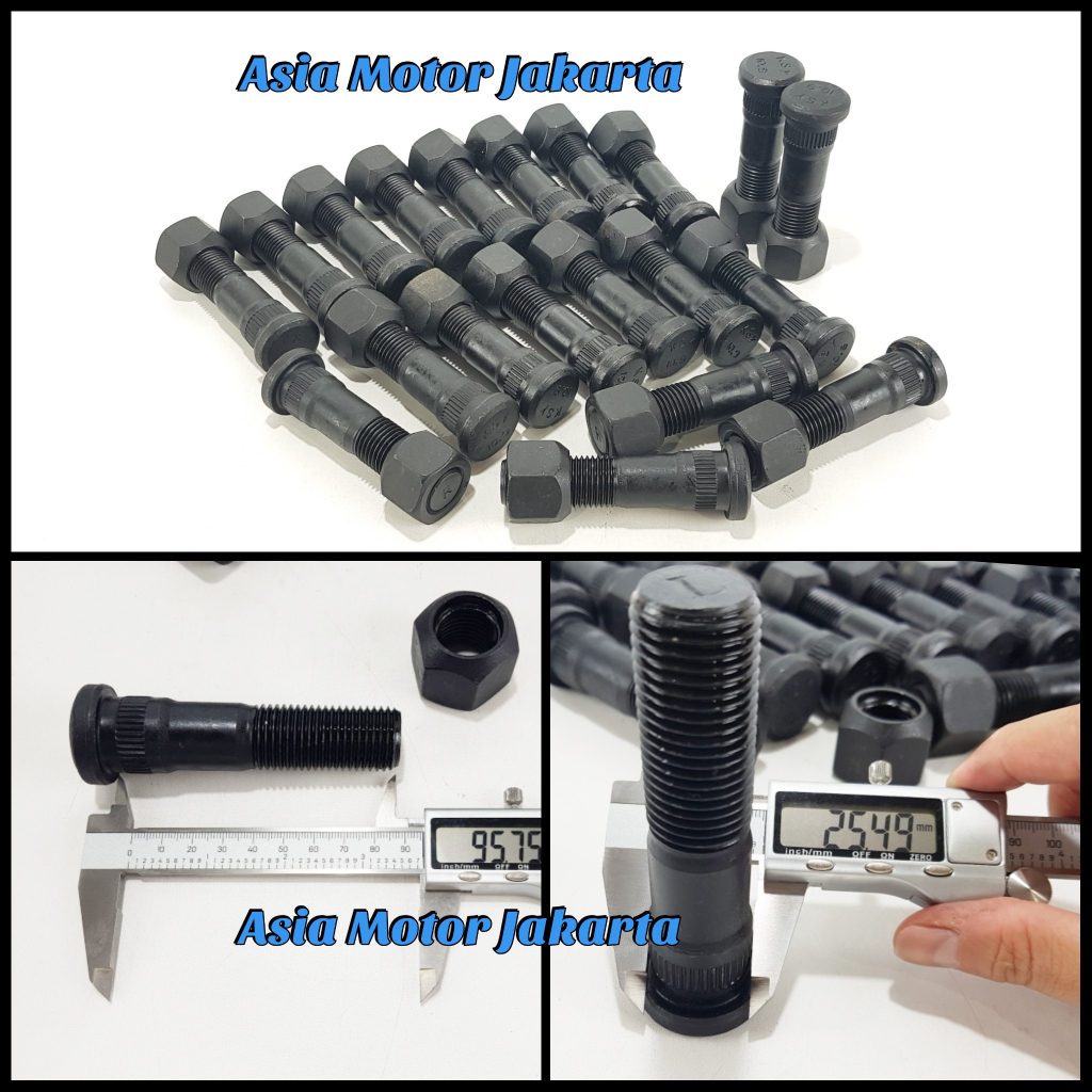 Jual Baut Roda Drat Kasar - Truck Buntut Trailer PEERLESS | Shopee ...