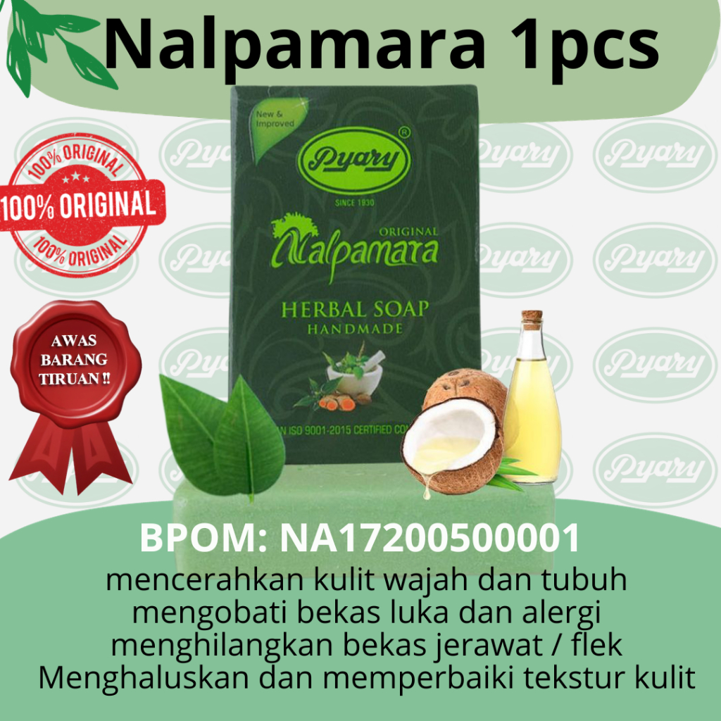 Jual BPOM Resmi Nalpamara Pyary Sabun Arab Original Soap | Shopee Indonesia