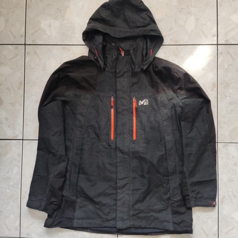 Jual Jaket gunung / outdoor, waterproof, serat bambu, hitam, millet ...
