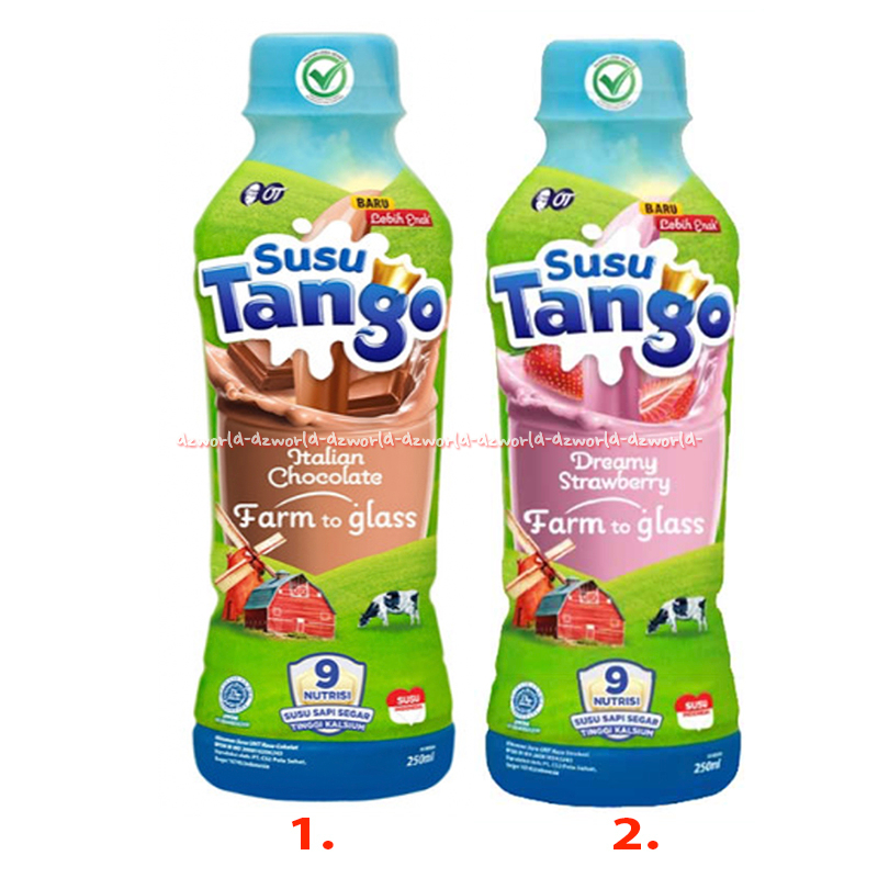 Jual Susu Tango Italian Chocolate Strawberry Farm To Glass 250ml Susu ...