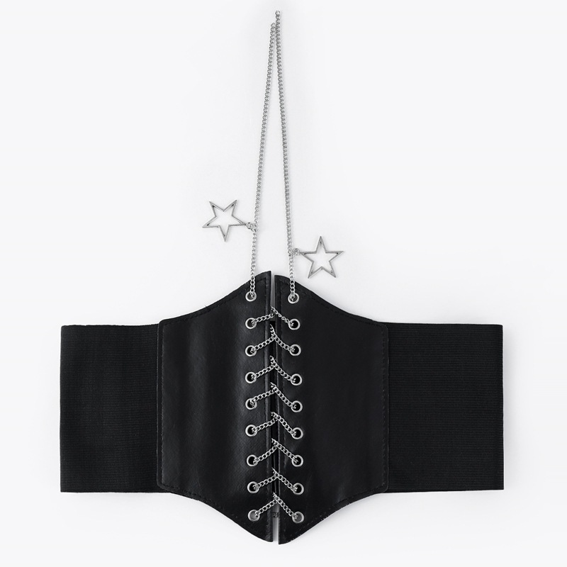 Jual Belt Korset Sabuk Wanita Rantai Kupu Gotik Ikat Pinggang Renda ...