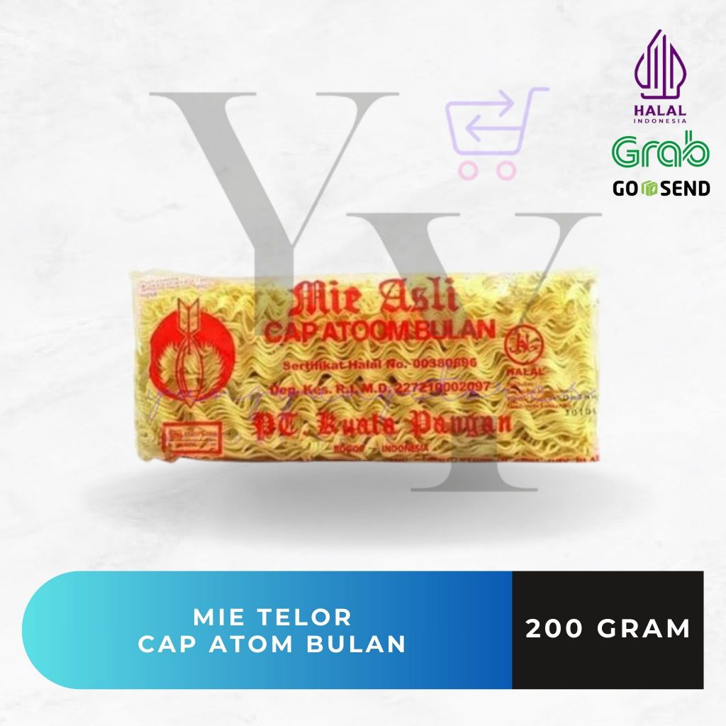 Jual Mie Telor Cap Atom Bulan 200 gram | Shopee Indonesia