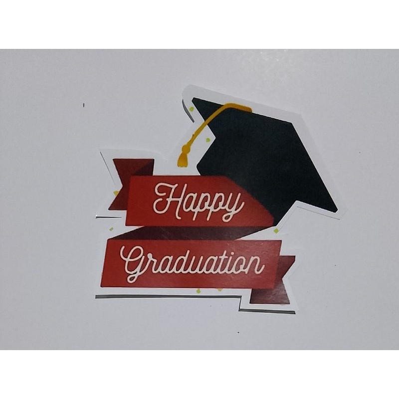 Jual toper wisuda / happy graduation | Shopee Indonesia