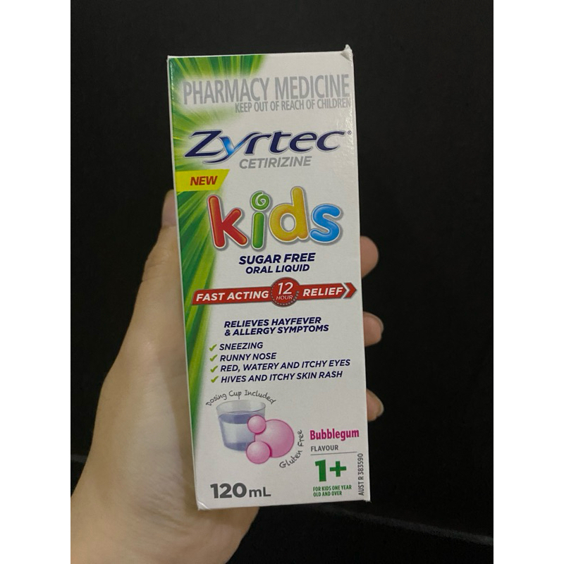 Jual Zyrtec Kids AUSTRALIA Oral Liquid Grape 60mL / 120ml - Zyrtec Anak ...