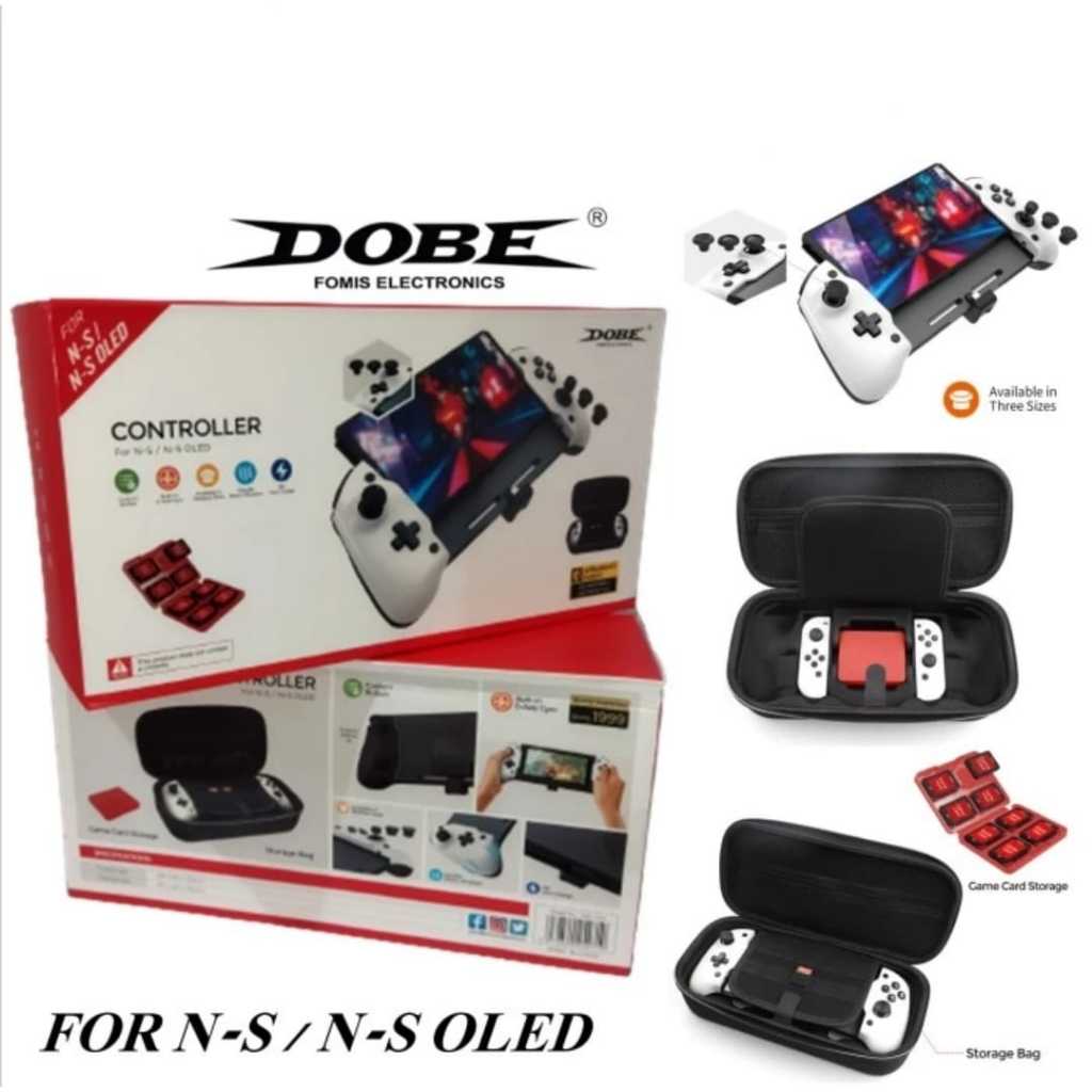 Jual DOBE CONTROLLER FOR NINTENDO SWITCH OLED CONTROLLER GRIP PAD TNS ...