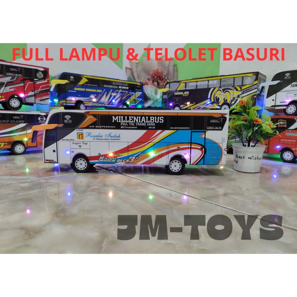 Jual MAINAN VIRAL BUS TELOLET MAUDI ASYROF FULL LAMPU | Shopee Indonesia