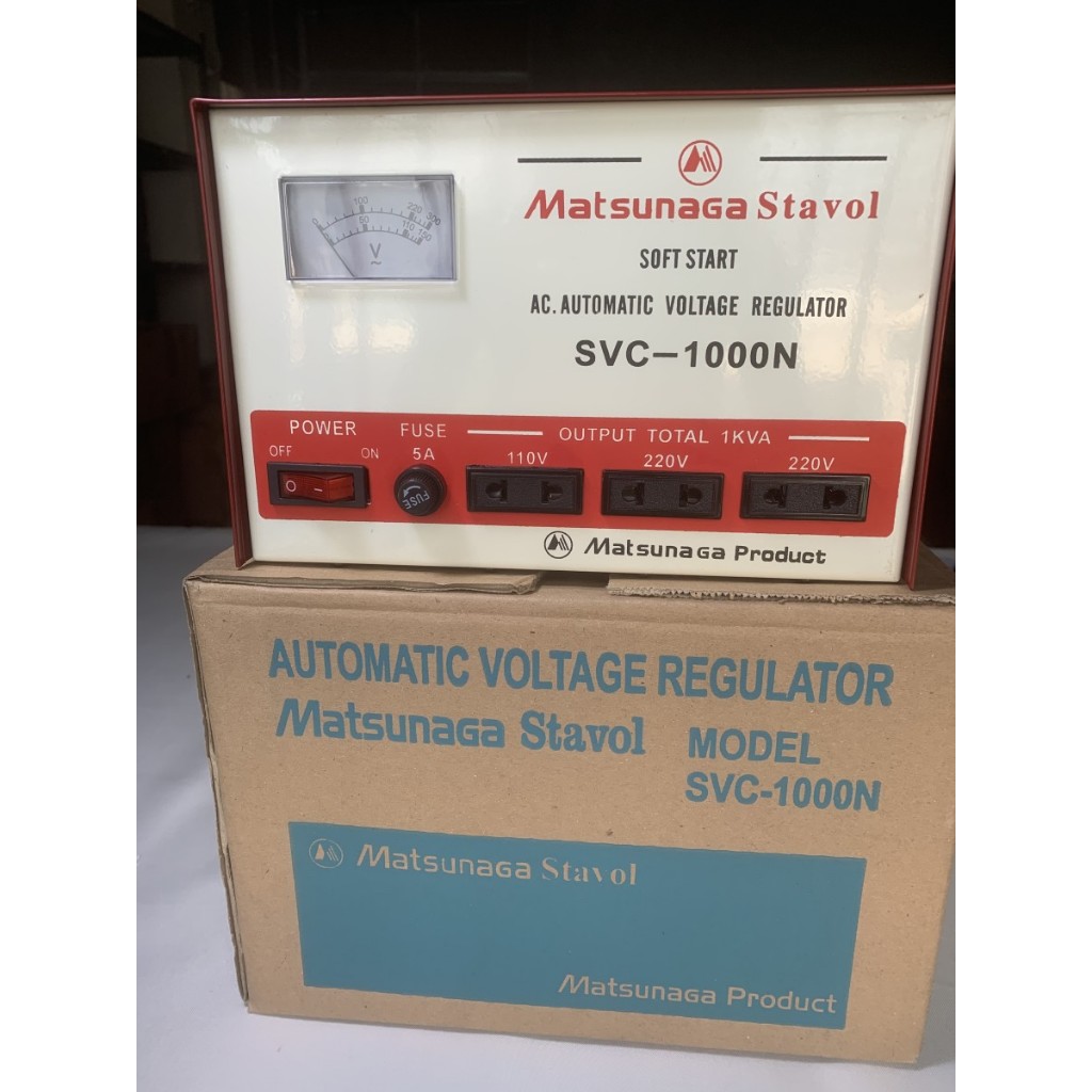 Jual Stabilizer MATSUNAGA 1000Watt/STAVOL BEST Quality Model SVC-1000N - 1000watt | Shopee Indonesia