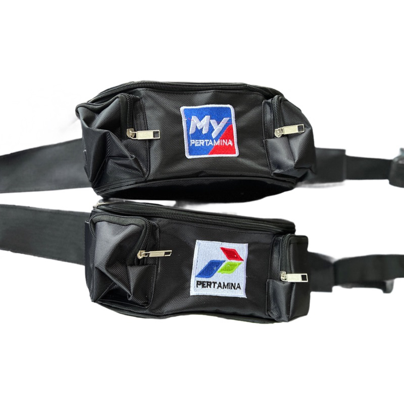 Jual TAS SPBU PERTAMINA MODEL PINGGANG TERBARU / TAS SPBU OPERATOR ...