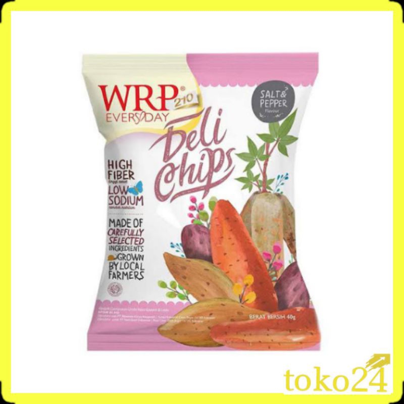 Jual WRP Everyday Deli Chips Salt & Pepper 40 gr | Shopee Indonesia