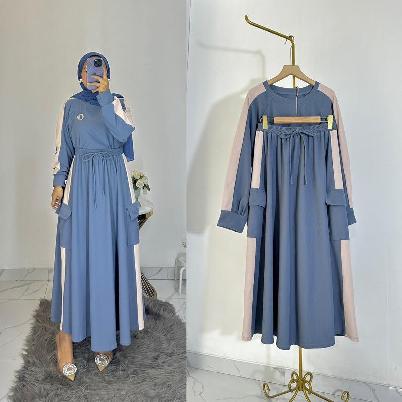 Jual HANOPER SET ROK CARGO CRINKLE AIRFLOW LD 110 // SETELAN ROK // ONE ...