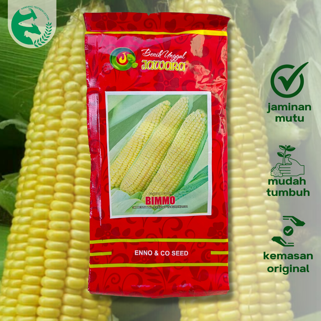 Jual Benih bibit jagung manis BIMMO 500 gr Kemasan asli Pabrik Cap ...