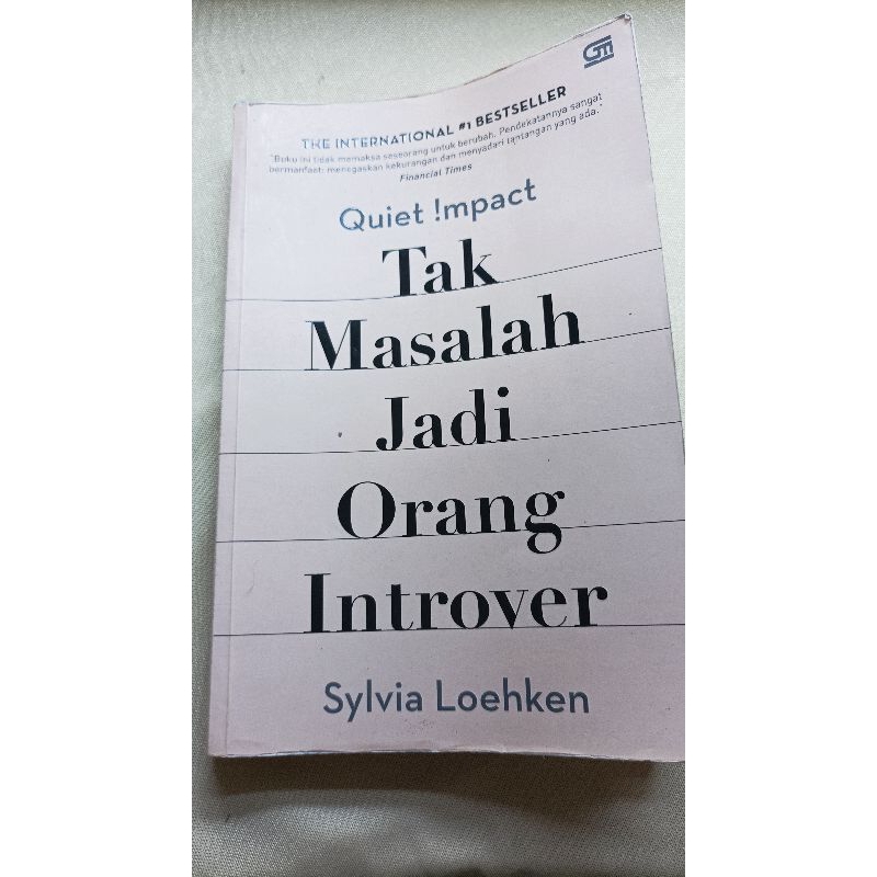 Jual BUKU BEKAS "QUIET IMPACT : TAK MASALAH JADI ORANG INTROVERT" | Shopee Indonesia