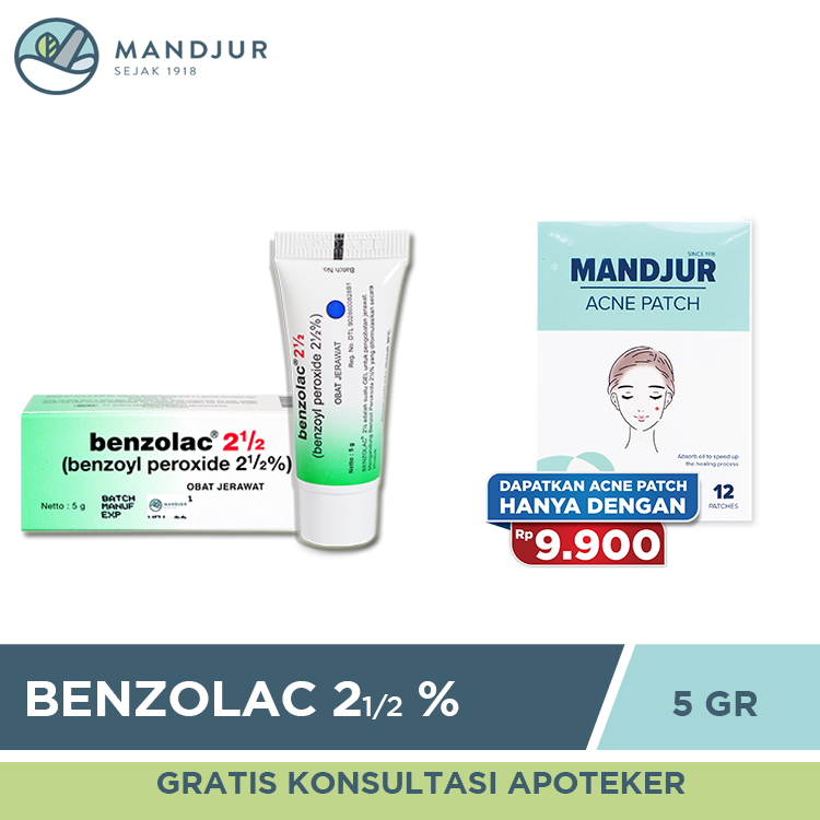 Jual Benzolac 2.5 % - Salep Obat Jerawat | Shopee Indonesia