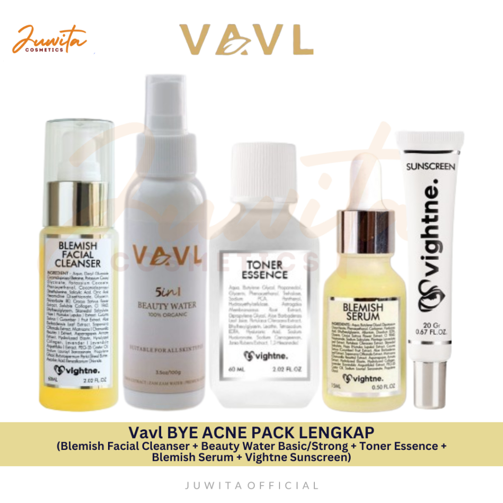 Jual Vavl Bye Acne Pack Lengkap | Shopee Indonesia