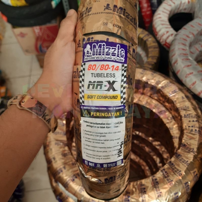 Jual Ban Luar Mizzle 80/80-14 MR-X Soft Compound (Racing) | Shopee ...