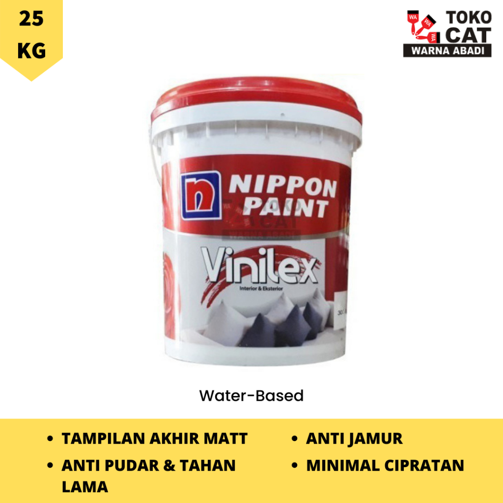 Jual Cat Tembok Interior Vinilex 25 kg Warna Putih Kode 300 | Shopee ...