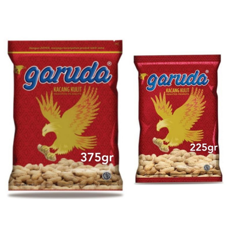 Jual GARUDA KACANG KULIT 225 GRAM DAN 375 GRAM / KACANG KULIT GARUDA ...
