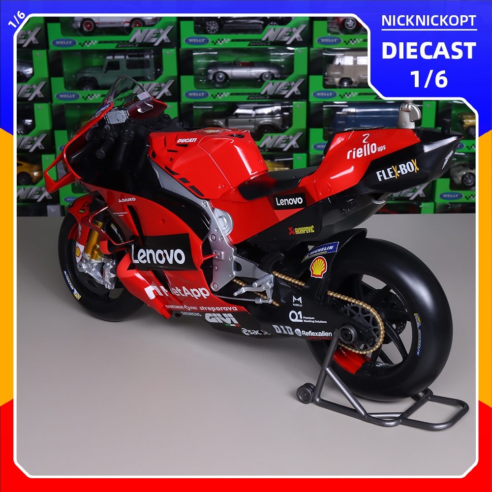 Jual Maisto No.63 1:6 MotoGP 2022 Ducati Team Francesco Bagnaia Pecco Diecast Skala Mainan ...