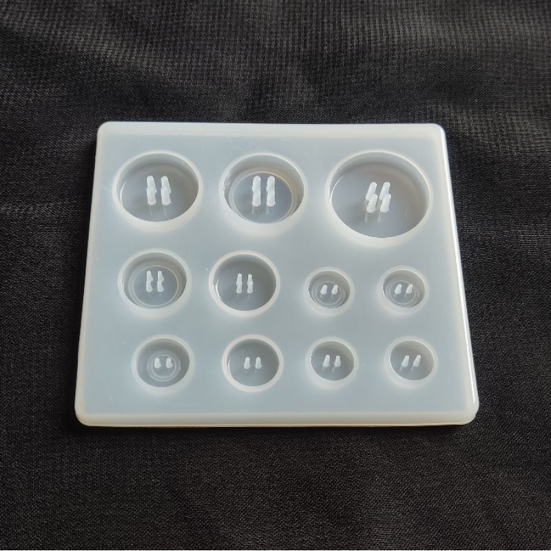 Jual Cetakan Resin Silikon Bentuk Kancing Baju Aneka Macam Ukuran Untuk ...