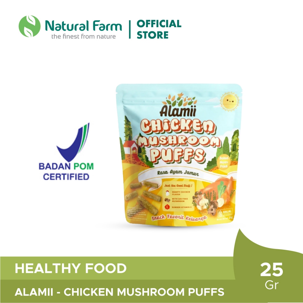 Jual Alamii Chicken Mushroom Puffs 25gr | Shopee Indonesia
