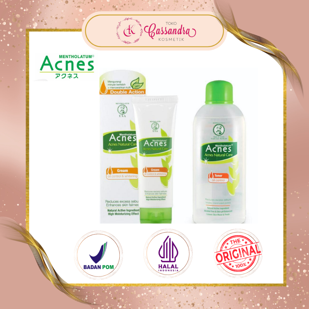 Jual ACNES NATURAL CARE OIL CONTROL & WHITENING CREAM | Shopee Indonesia